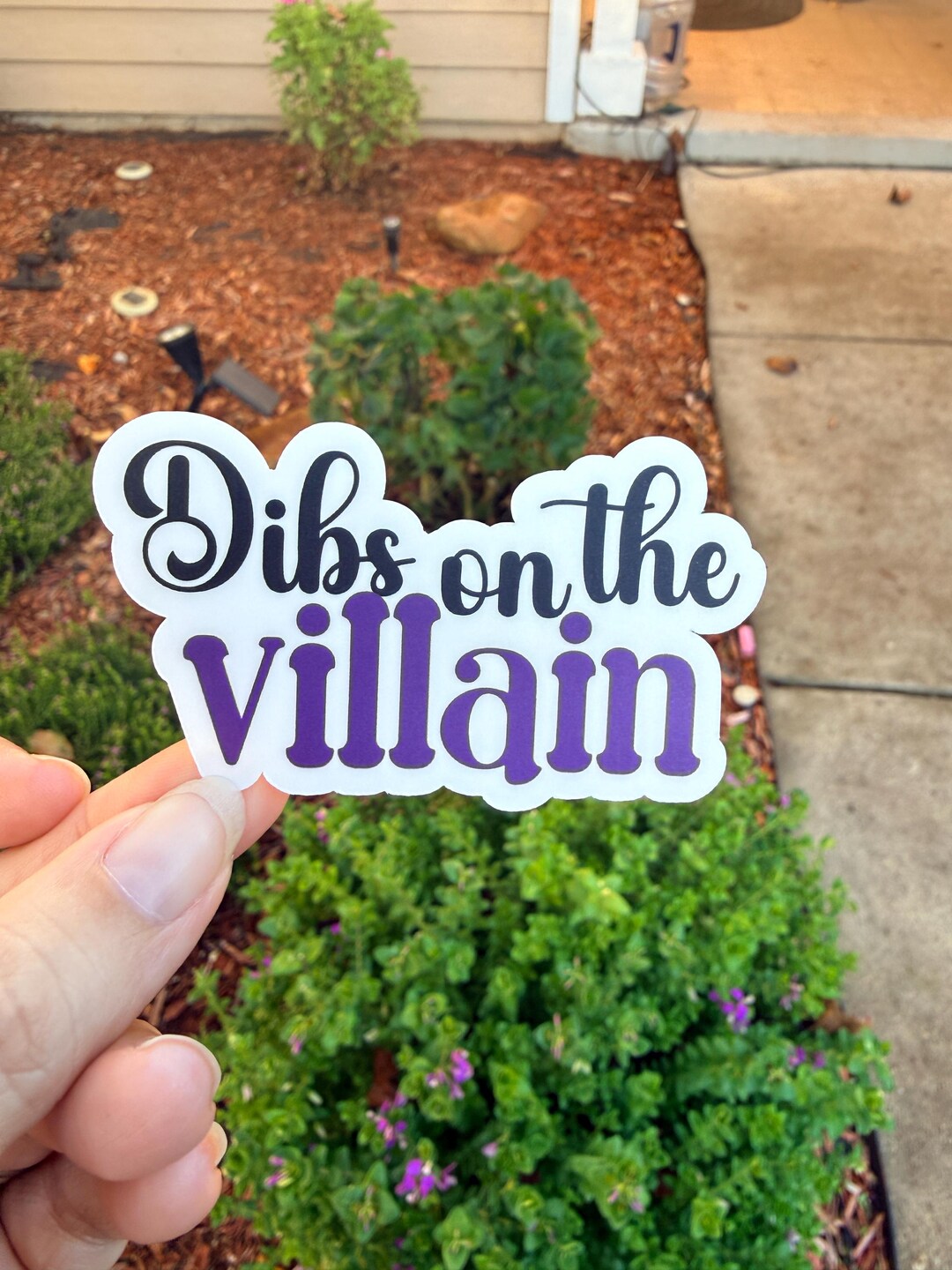 Dibs on the Villain Sticker | Booktok Fantasy Romance, Kindle Laptop ...