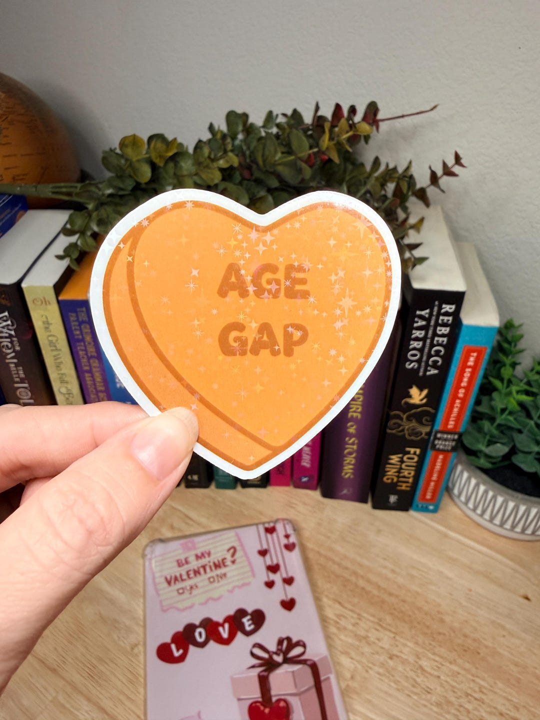 Age Gap Romance Trope Sticker | Holographic Vinyl Bookish Gift - Etsy