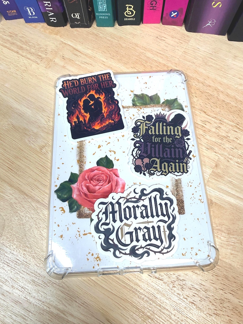 Morally Gray Character Sticker | Gothic Vinyl Decal for Book Lover - Etsy