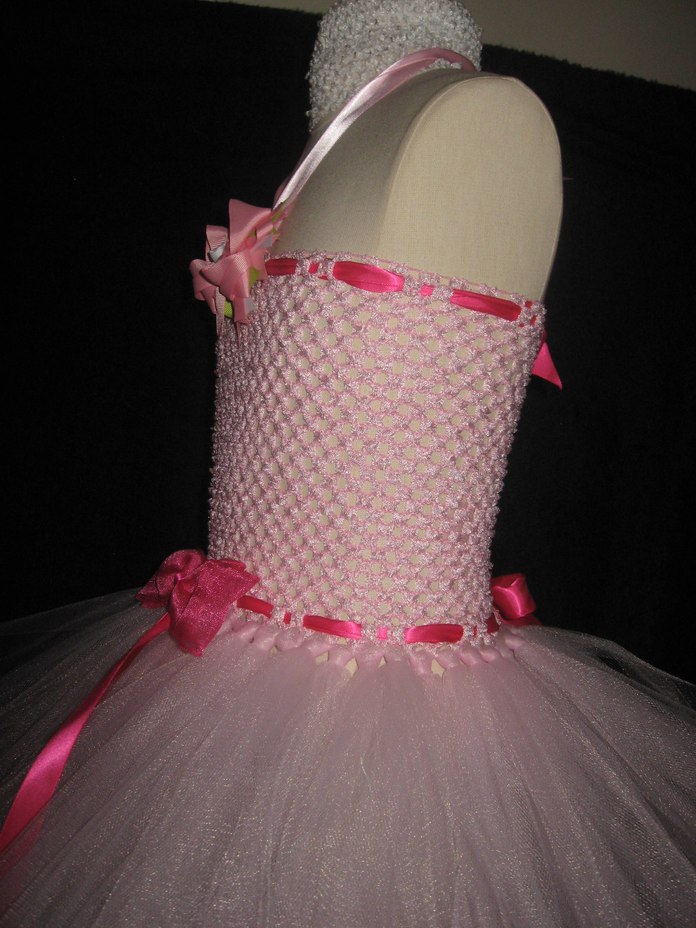 Handmade Tutu Dress, Girls Tutu Dress, Pink Tutu Dress, Birthday Tutu ...