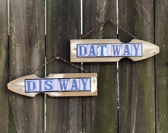 New Orleans Street Signs Personalized Salvage Wood Street - Etsy