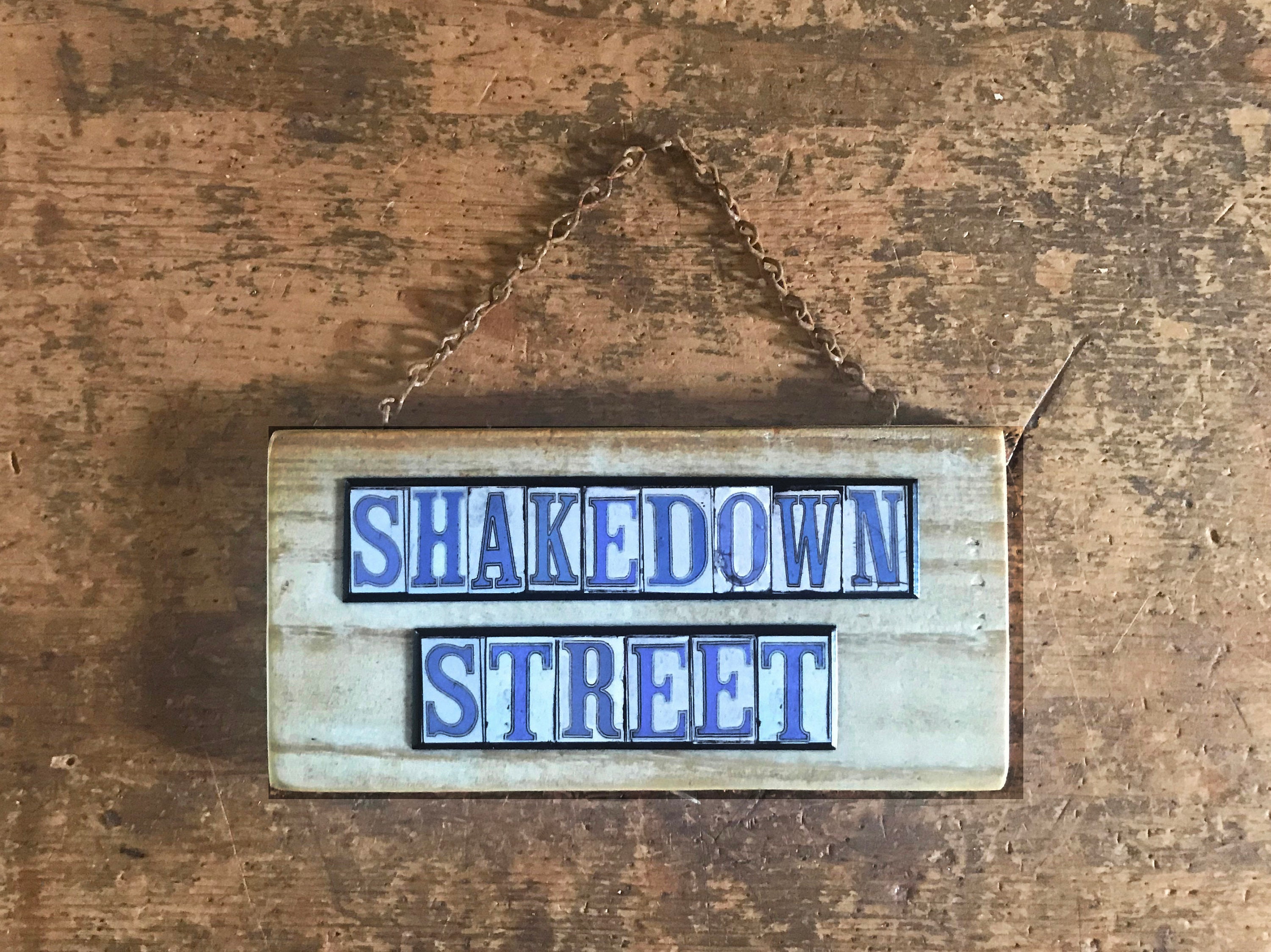 Shakedown Street Sign