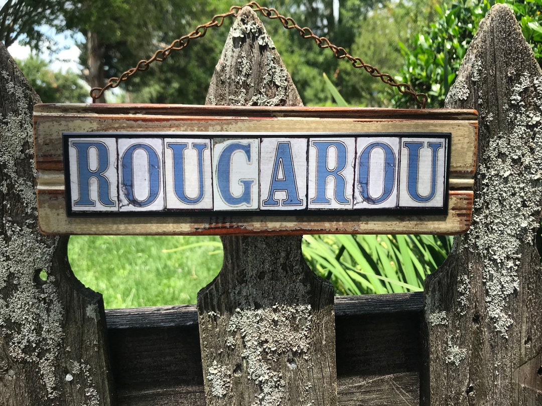 Louisiana Art, Rougarou, New Orleans Street Sign Font, Swamp Monster ...