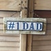 Father's Day, No. 1 Dad, New Orleans, Street Tile Font, Gift Sign, Gift ...