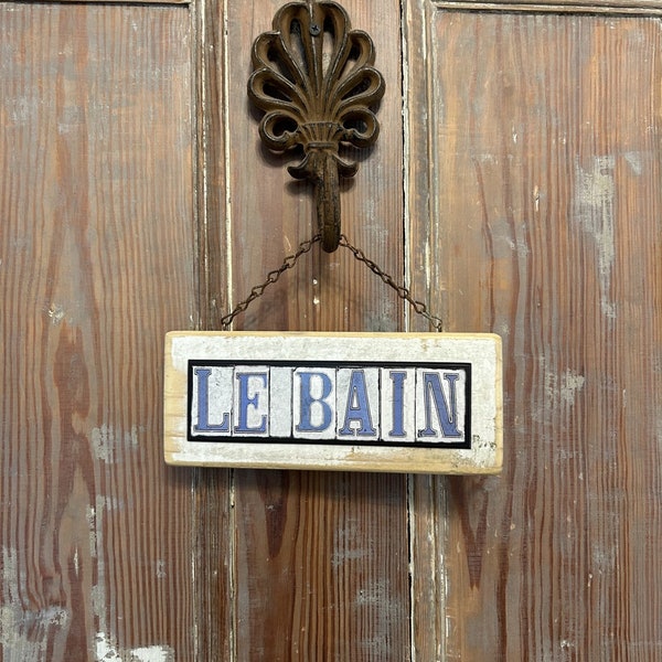 French Bathroom Sign - Etsy
