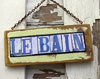 Le Bain Sign - Etsy