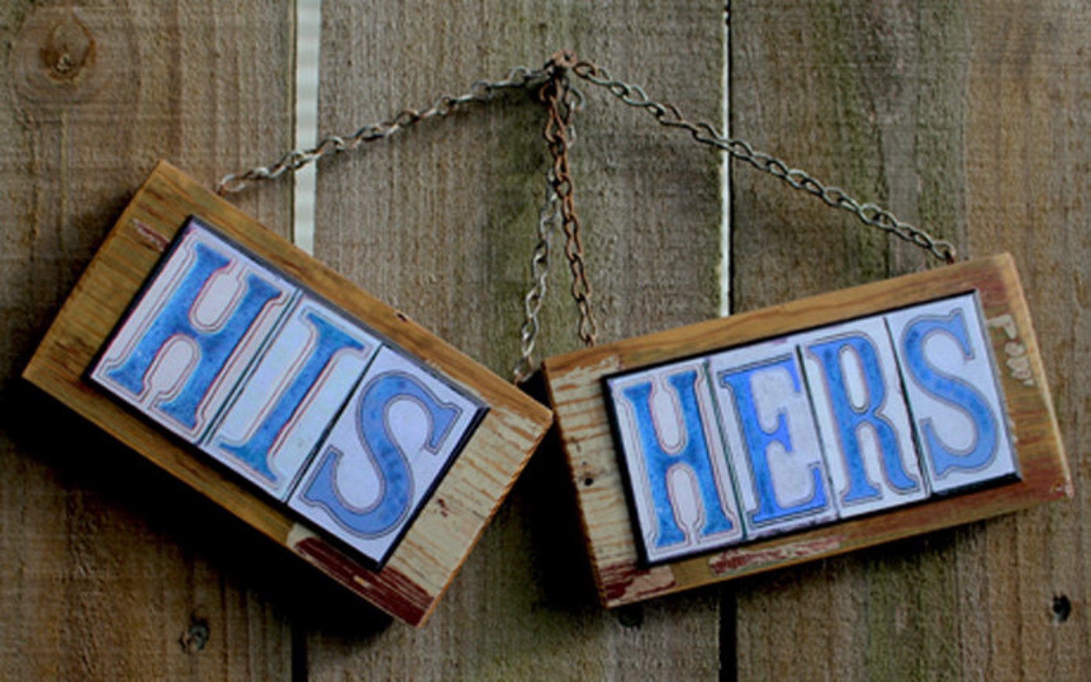 New Orleans Art Street Sign His Hers Tile Font Wooden - Etsy