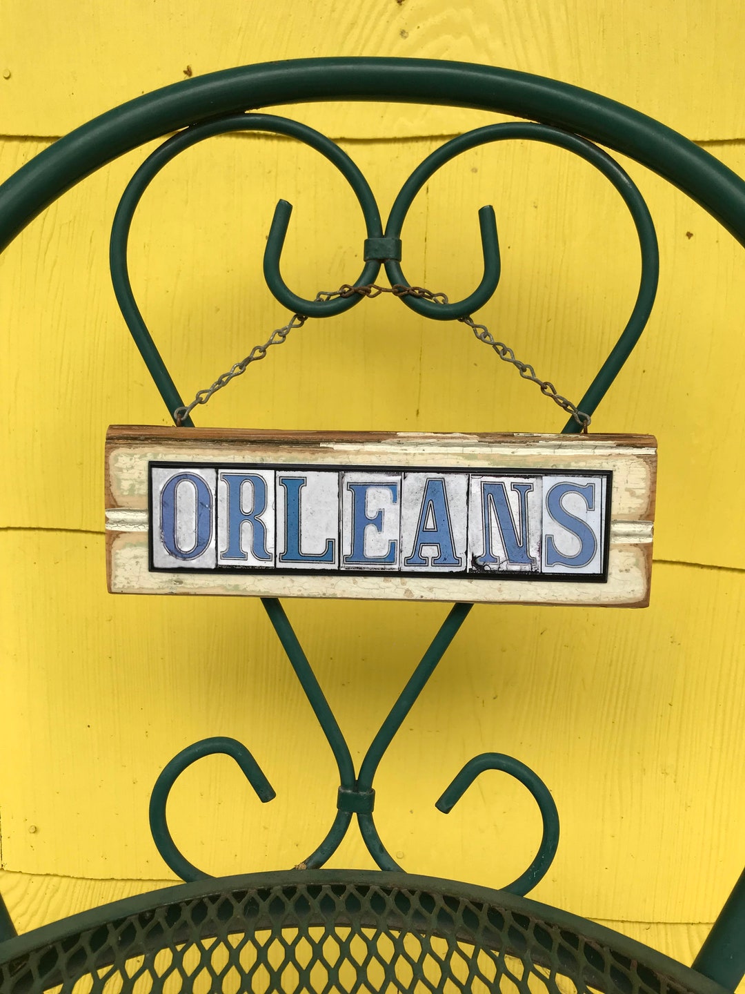 New Orleans Mixed Media Art ,street Signs Salvage Wood Wall Art ...