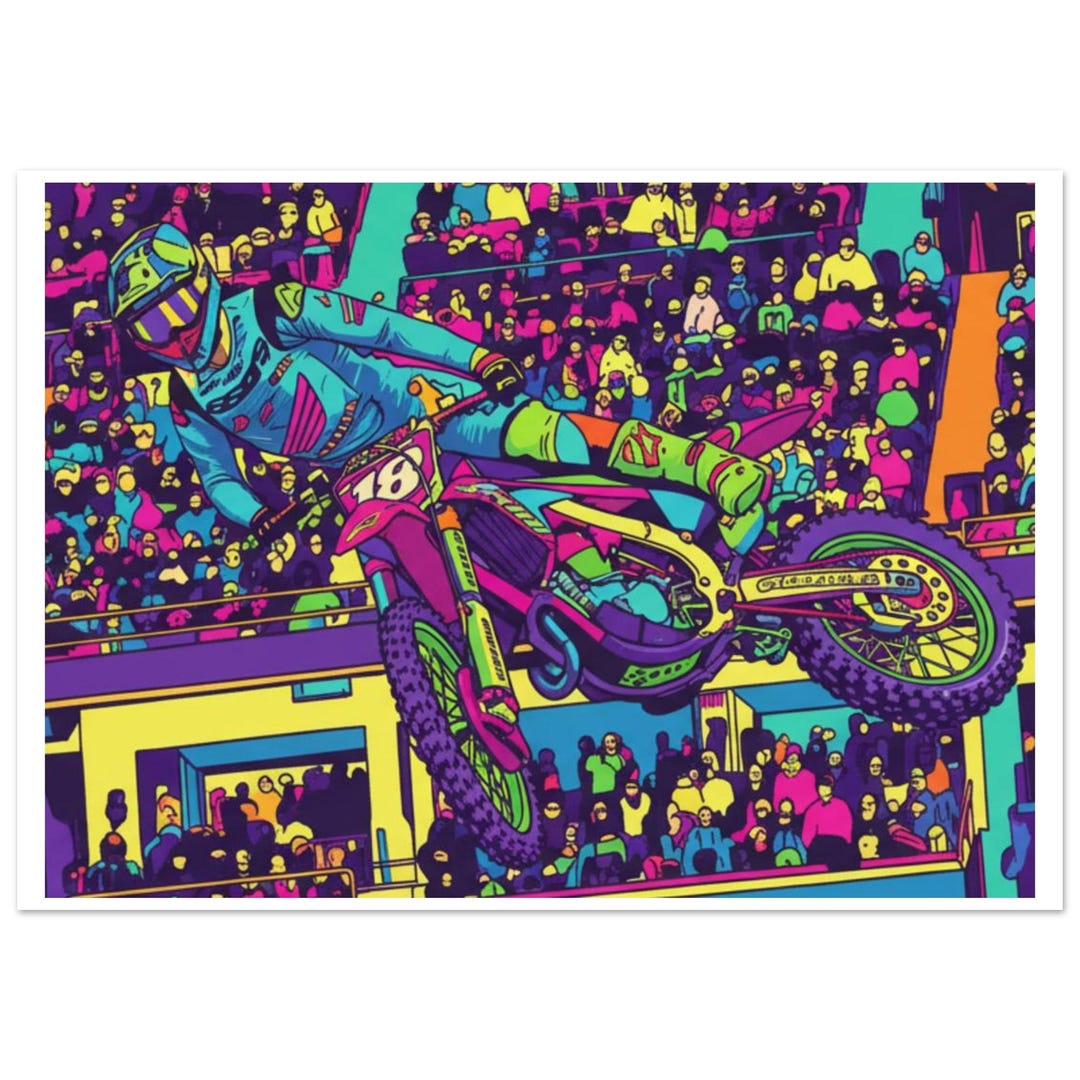 Jett Lawrence Motocross Poster: Extreme Dirt Bike Wall Art - Etsy