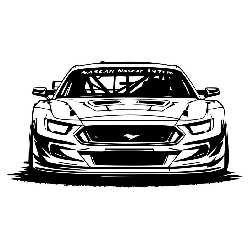 Nascar SVG Clipart Bundle | Race Car Vector, Cricut, Silhouette ...