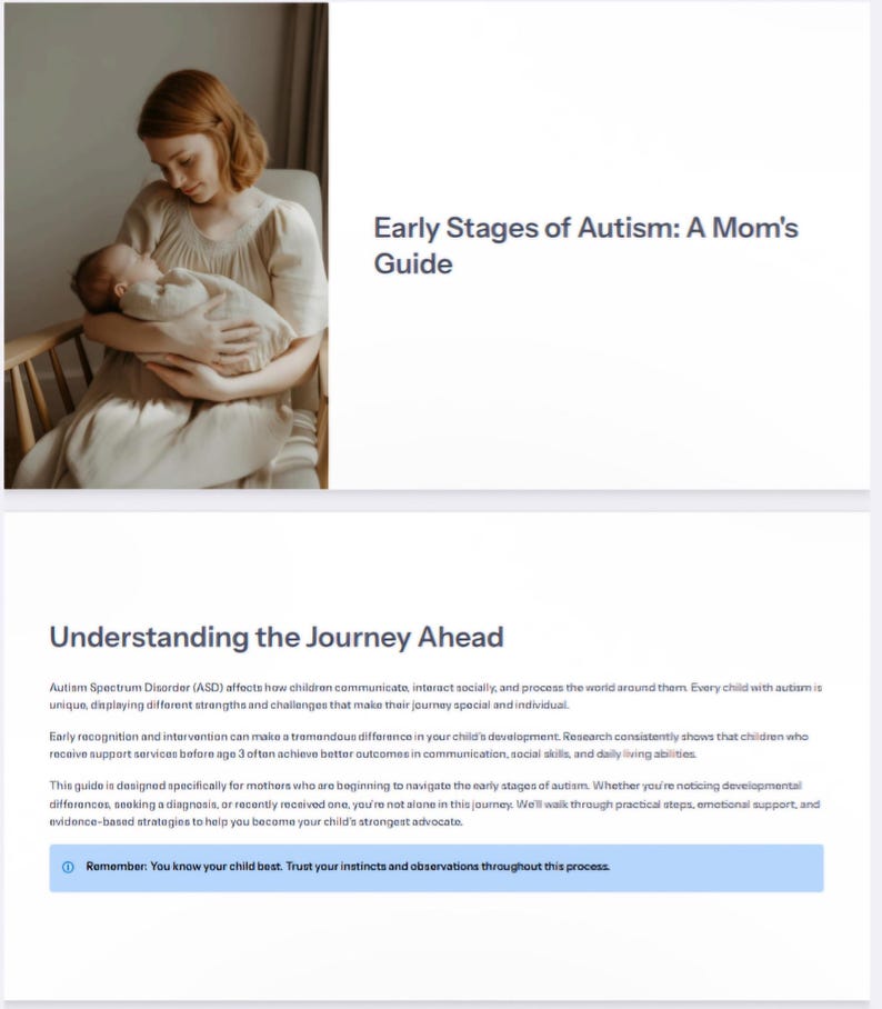 Early Signs of Autism in Toddlers – A Practical Mom’s Guide - Etsy