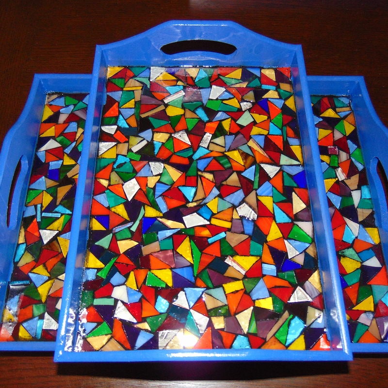Mosaic Tray - Etsy
