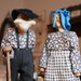 Vintage Folk Art Granny and Pappy Dolls - Etsy