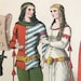Two Vintage German Knights, Lords, Nobility and More Lithographed ...