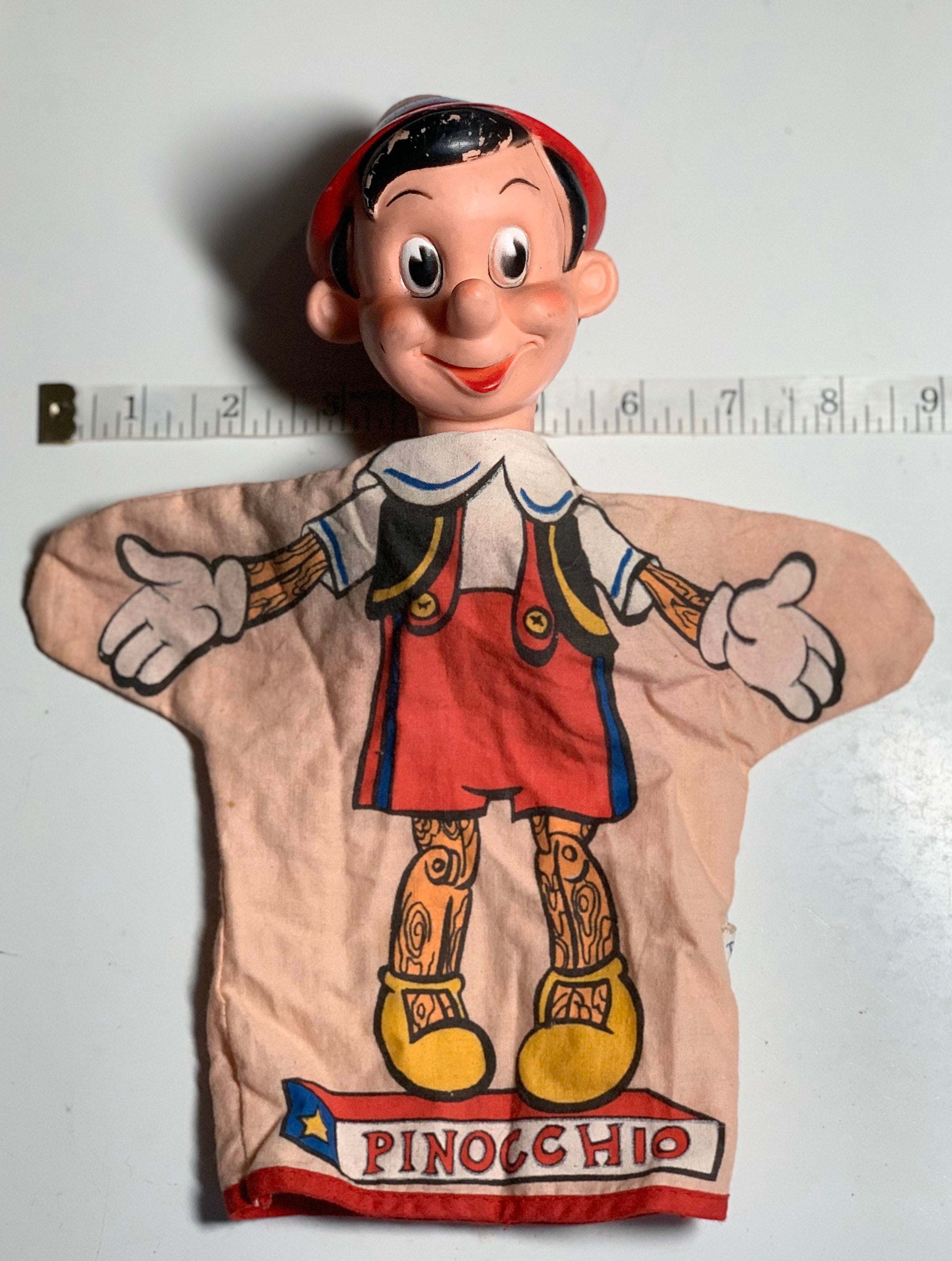 Pinocchio Vintage Walt Disney Gund Classic Hand Puppet - Etsy