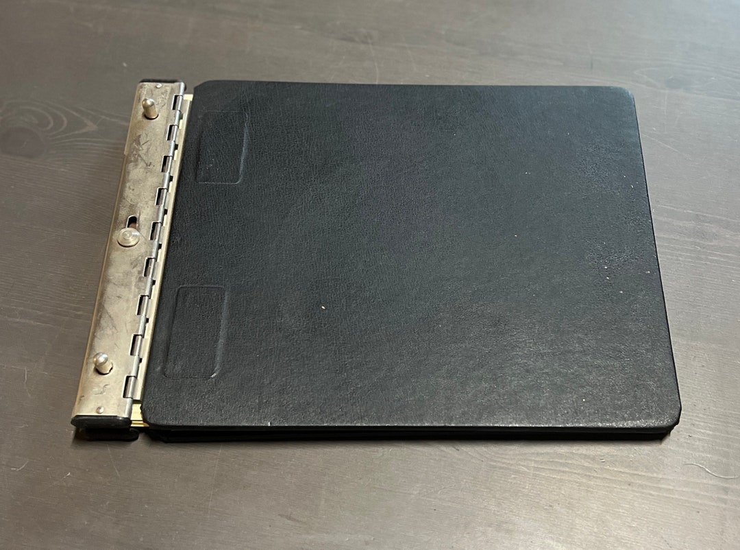 Vintage 12.5” X 10” National Top Lock Loose Leaf Fabric Covered ...