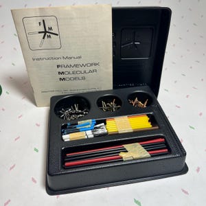 Vintage Framework Molecular Model Kit Prentice-hall - 1965 Science ...