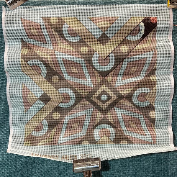 Geometric Needlepoint - Etsy