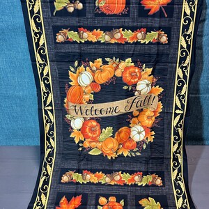 WELCOME FALL ~ Deb Strain ~ Cut N Sew ~ Flag/banner ~ Moda Fabrics - Etsy