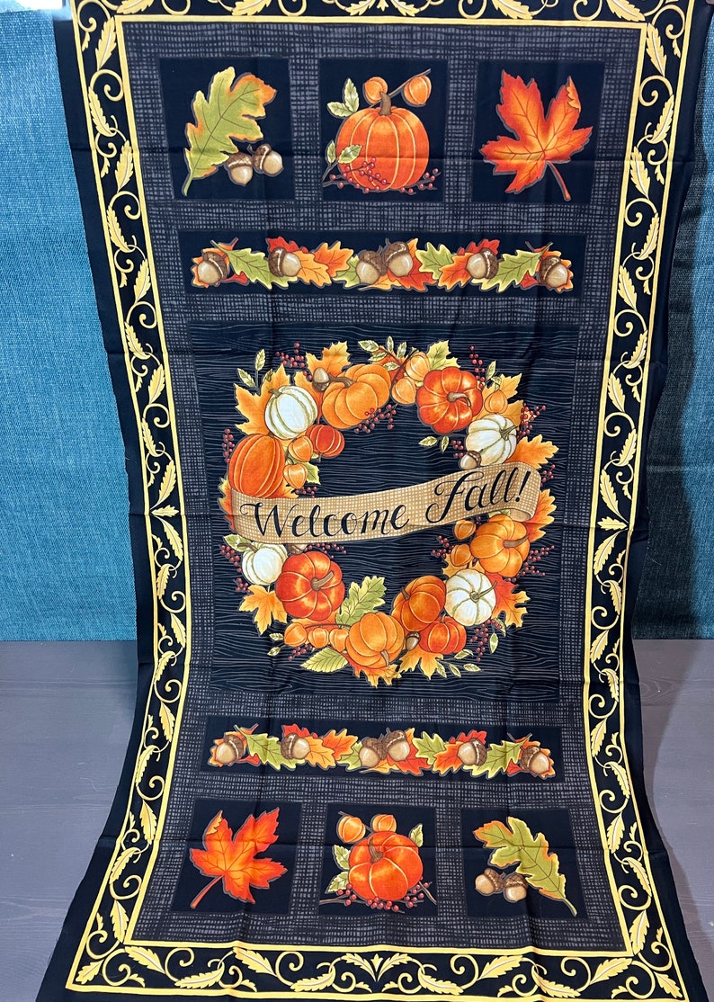 WELCOME FALL ~ Deb Strain ~ Cut N Sew ~ Flag/banner ~ Moda Fabrics - Etsy
