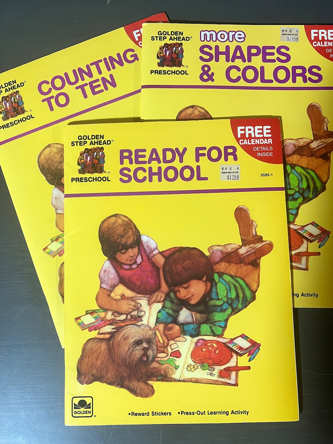 Vintage 1980’s Golden Step Ahead Preschool Books. Homeschool Early ...