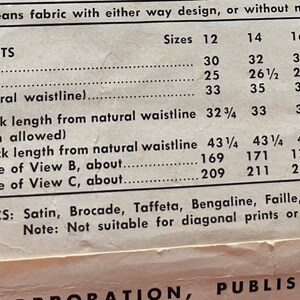 Vintage Mccall's 1950's Wedding or Formal Dress Pattern 9703 Size 14 ...