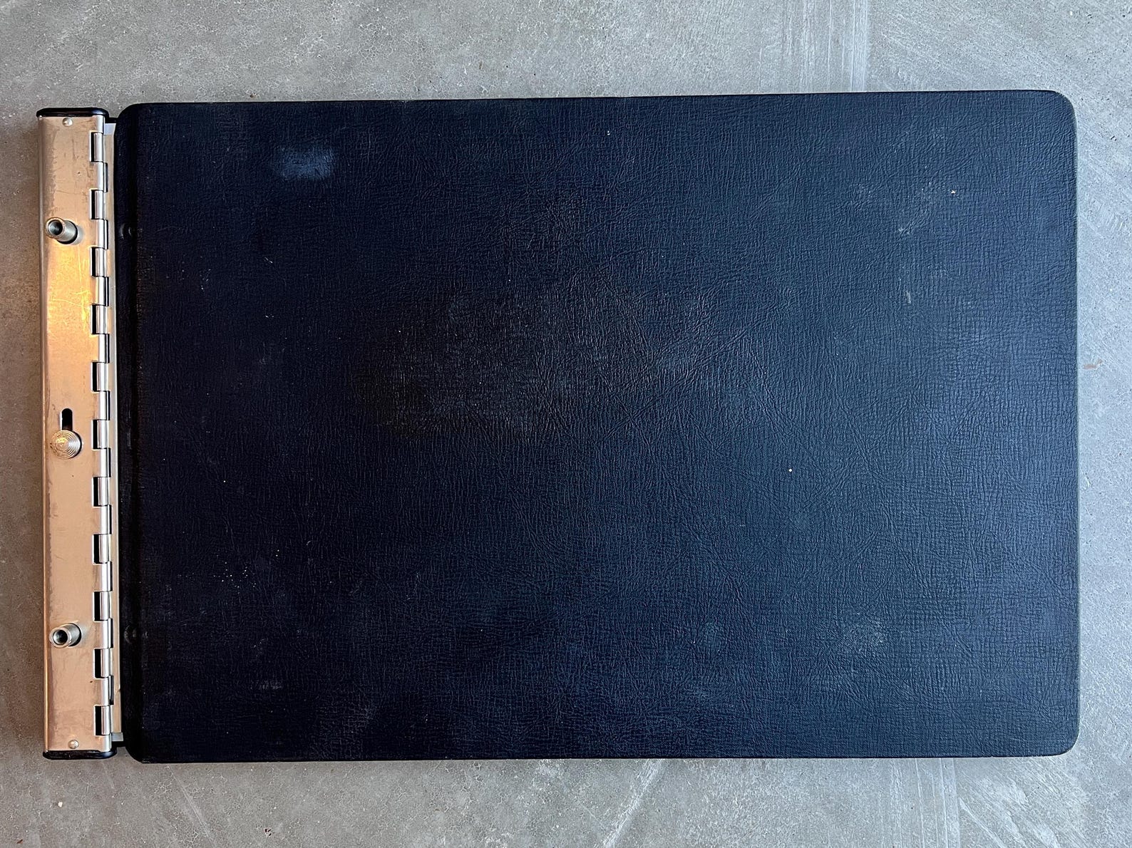 Vintage 11.5 X 18 National 94-592 Top Lock Loose Leaf Fabric Covered ...