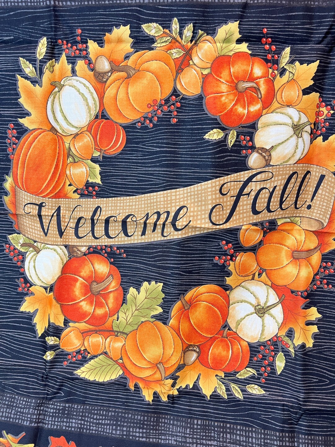 WELCOME FALL ~ Deb Strain ~ Cut N Sew ~ Flag/banner ~ Moda Fabrics - Etsy