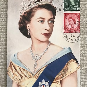 Splendid Postcards of Queen Elizabeth II, the Crown Jewels, and a Spot ...