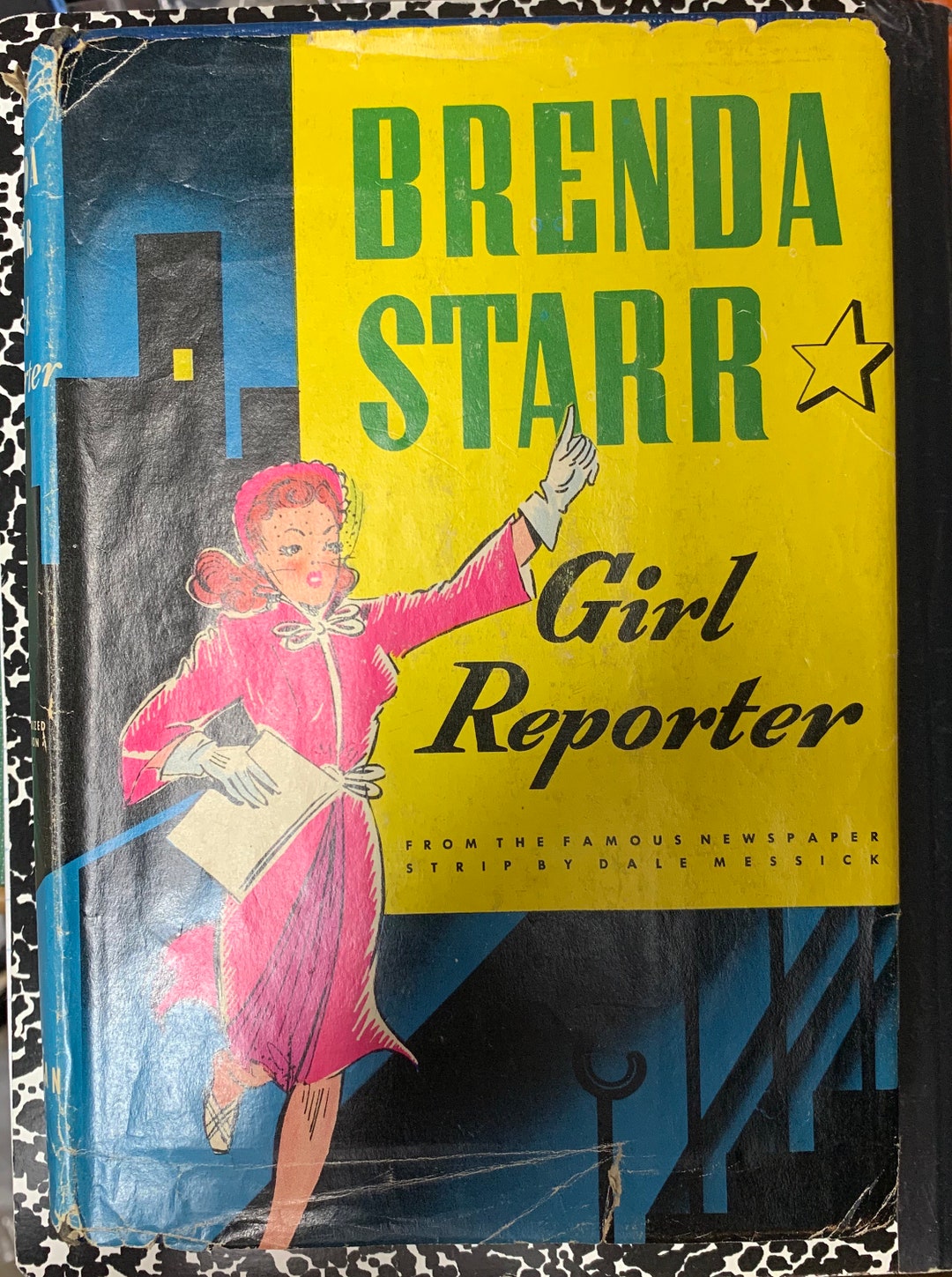 Brenda Starr Girl Reporter Vintage Pulp Book and Newspaper Comic ...