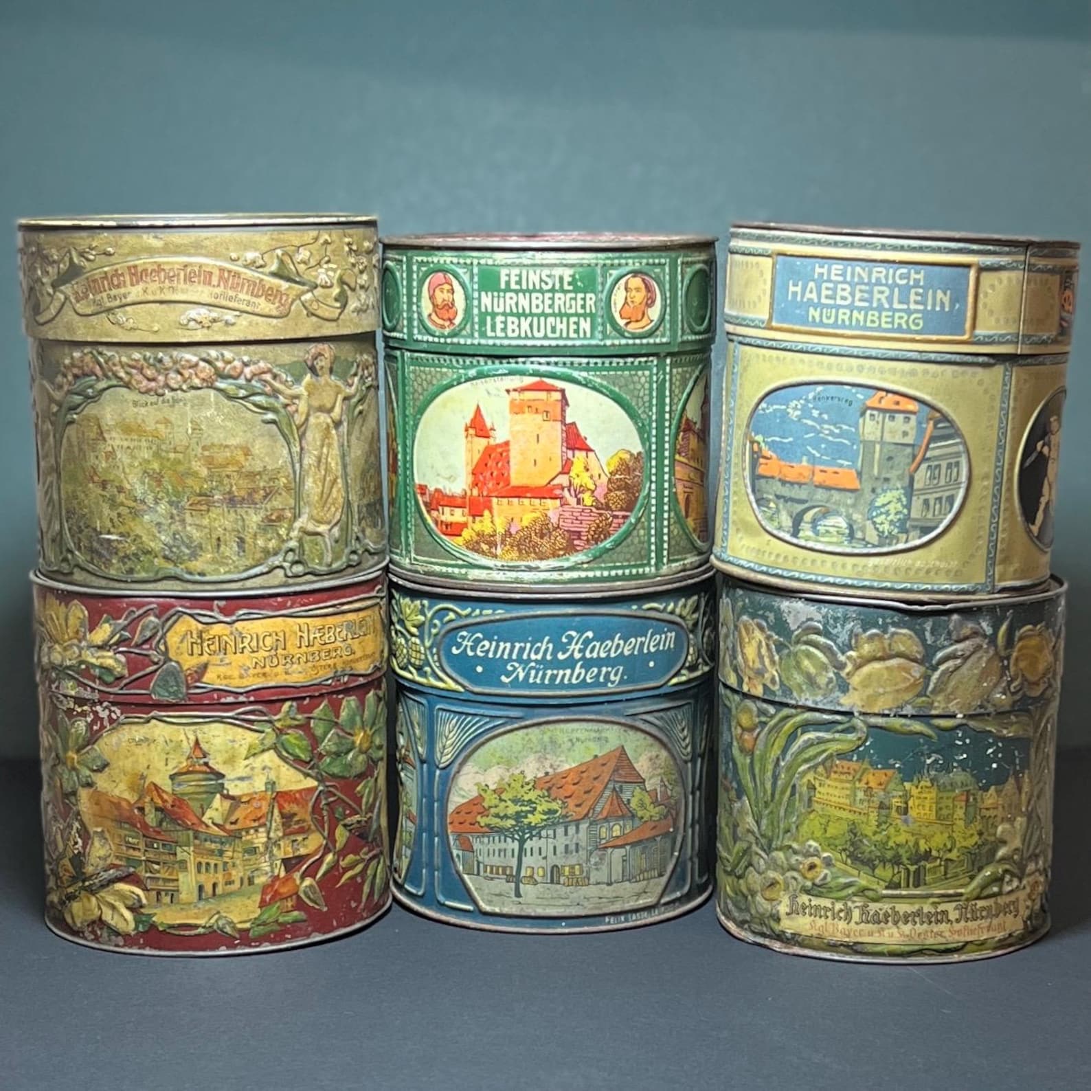 Vintage Antique Heinrich Haemberlein Metzger Nurnberg Beautiful ...