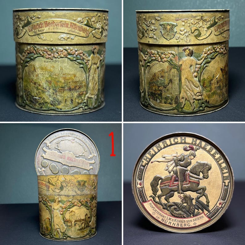 Vintage Antique Heinrich Haemberlein Metzger Nurnberg Beautiful ...