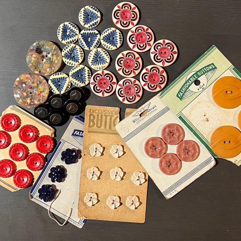 Vintage Buttons - Etsy