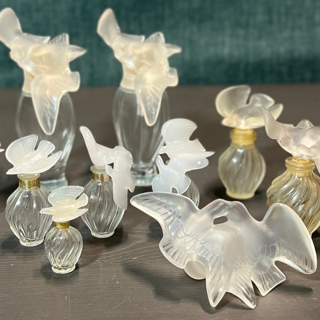 Vintage Lalique L’air Du Temps Bas Dove Nina Ricci Perfume Bottle - Etsy