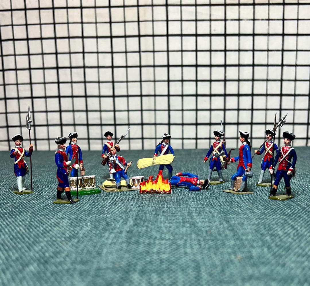 Vintage Potsdam Zinnsoldaten Frederick the Great Camp by Joe Shimek ...