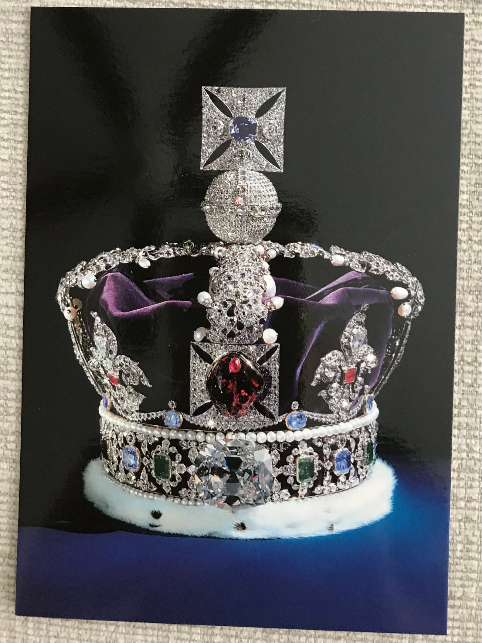 Splendid Postcards of Queen Elizabeth II, the Crown Jewels, and a Spot ...