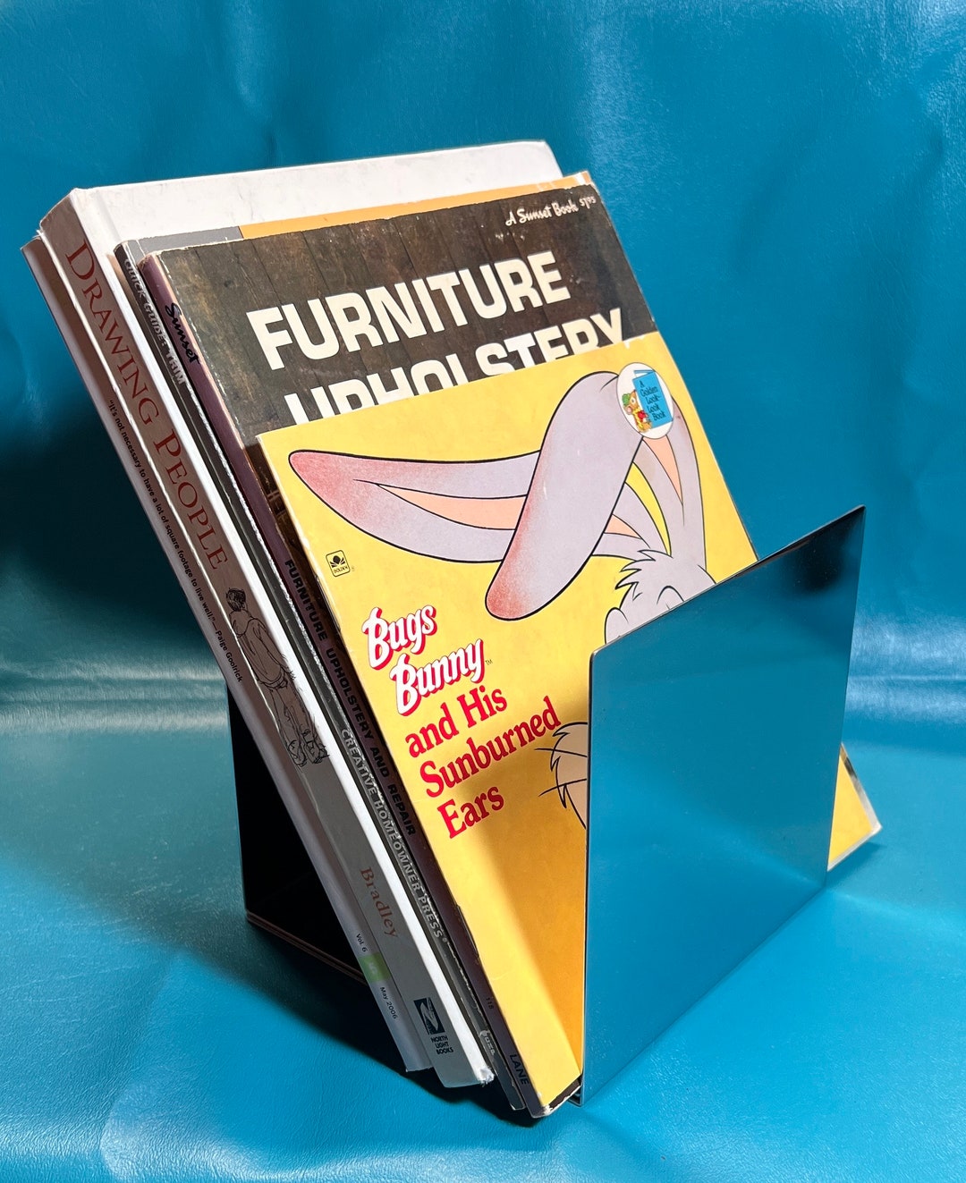 Vintage MCM Design Line Bill Curry Chrome Bookends - Etsy