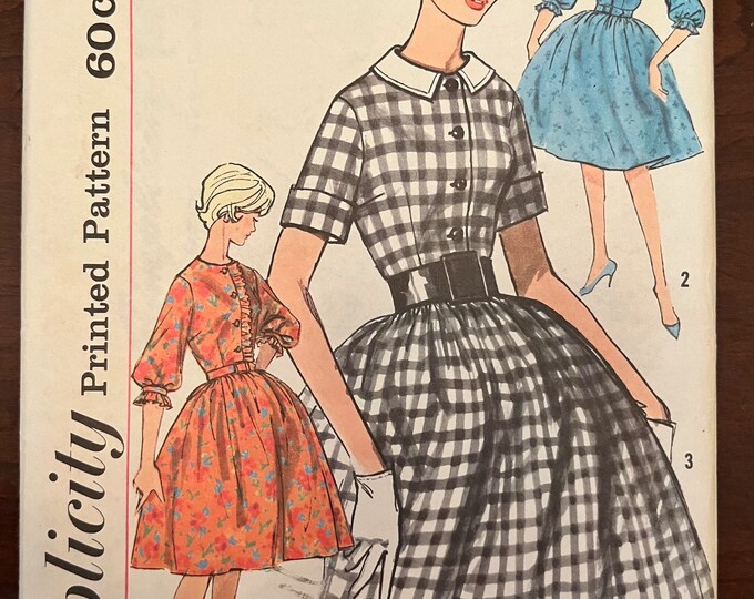 Vintage Mccall's 1950's Wedding or Formal Dress Pattern 9703 Size 14 ...
