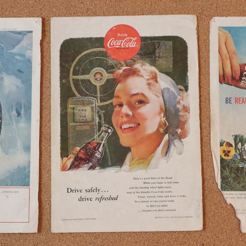 Coca Cola Posters 1960s - Etsy