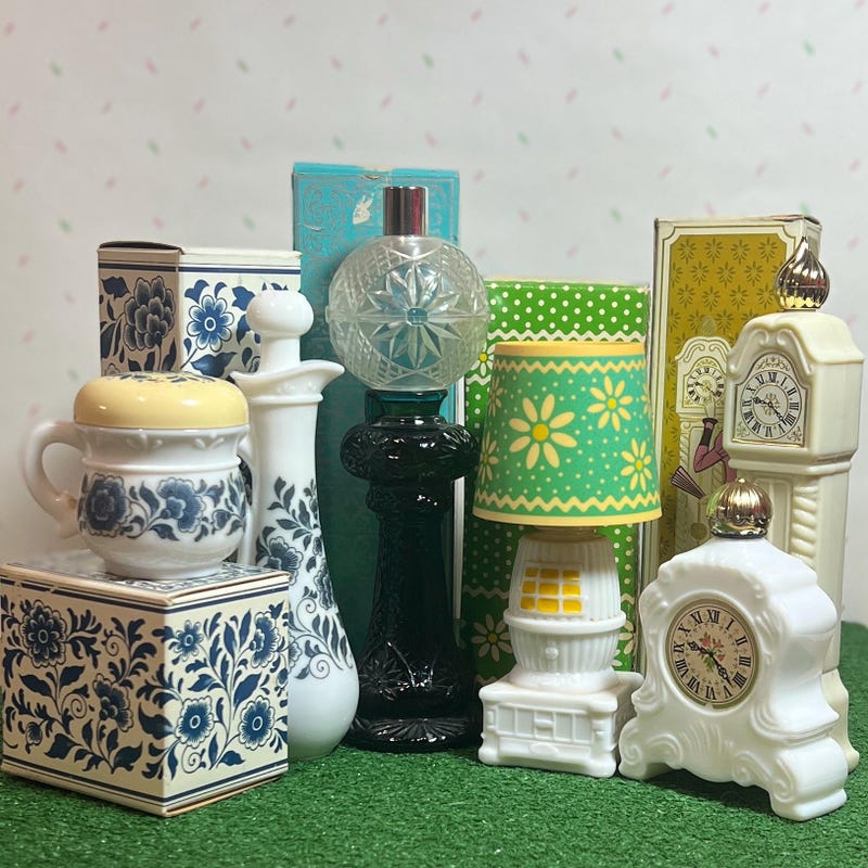Avon Lamp Perfume Bottle - Etsy