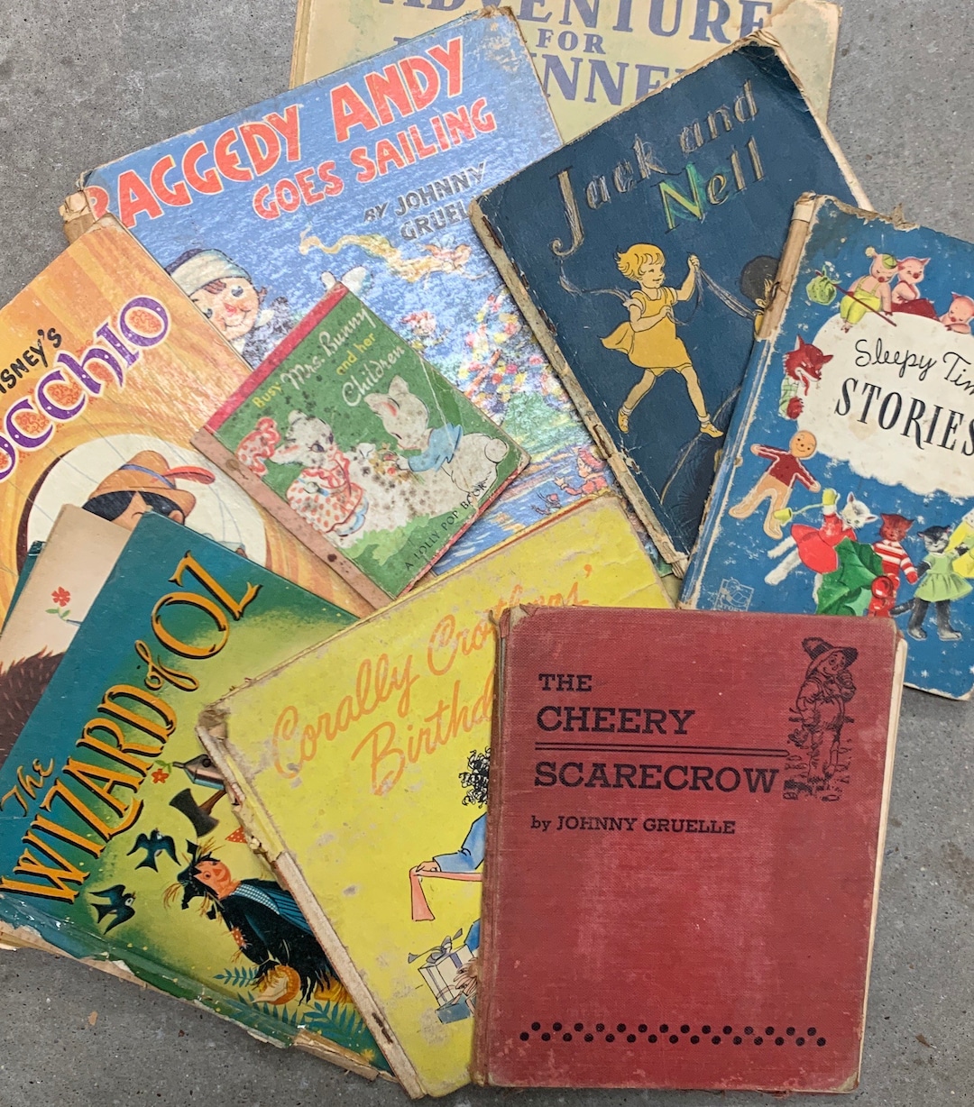 Vintage Children’s Book Bundle 9 Piece Lot - Etsy