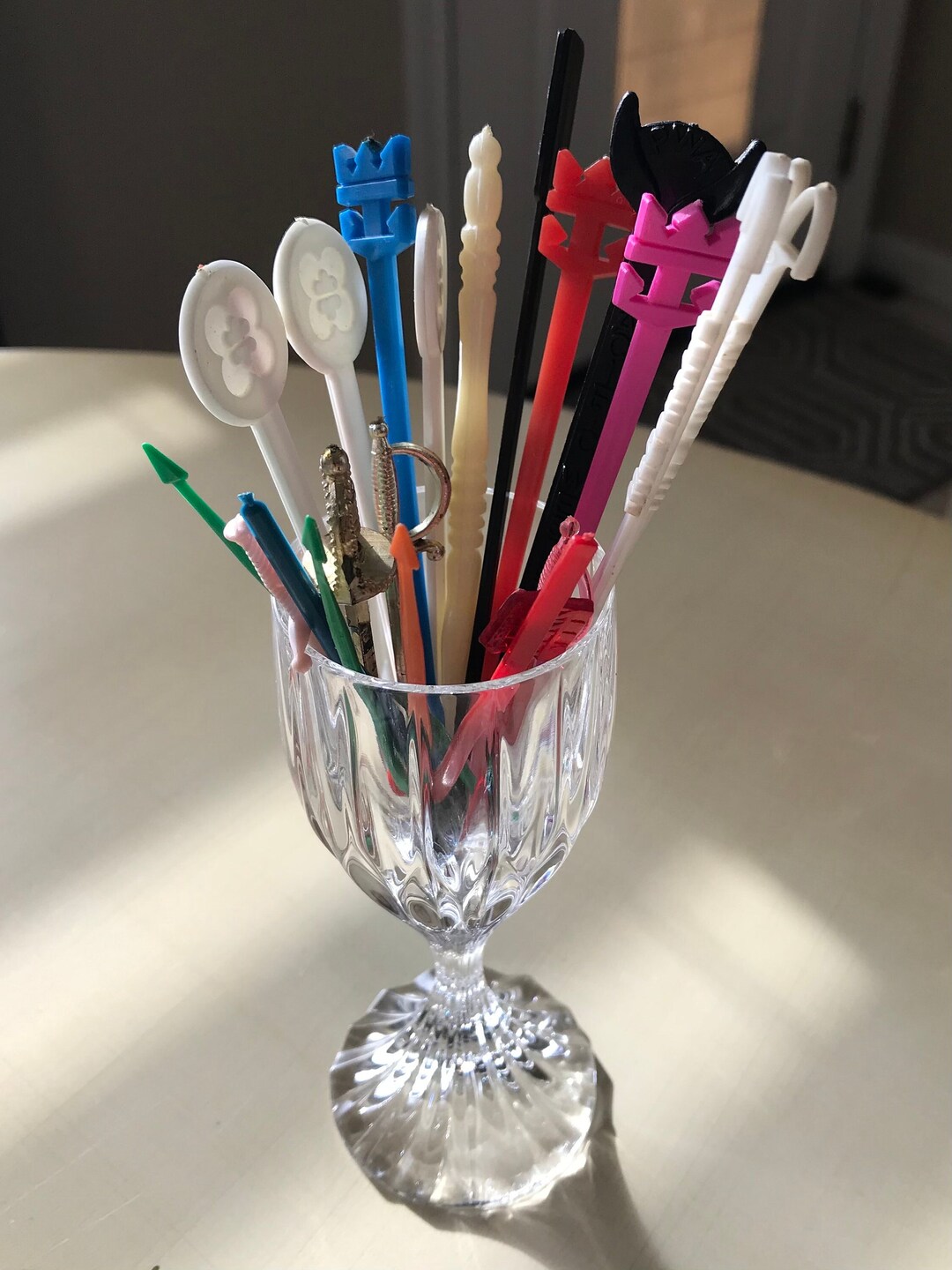 Grab Bag of Vintage Small Drink Stirrers, Cocktail Garnish Picks ...