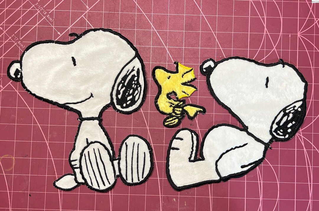 Extra Large Snoopy and Woodstock Patches - Etsy