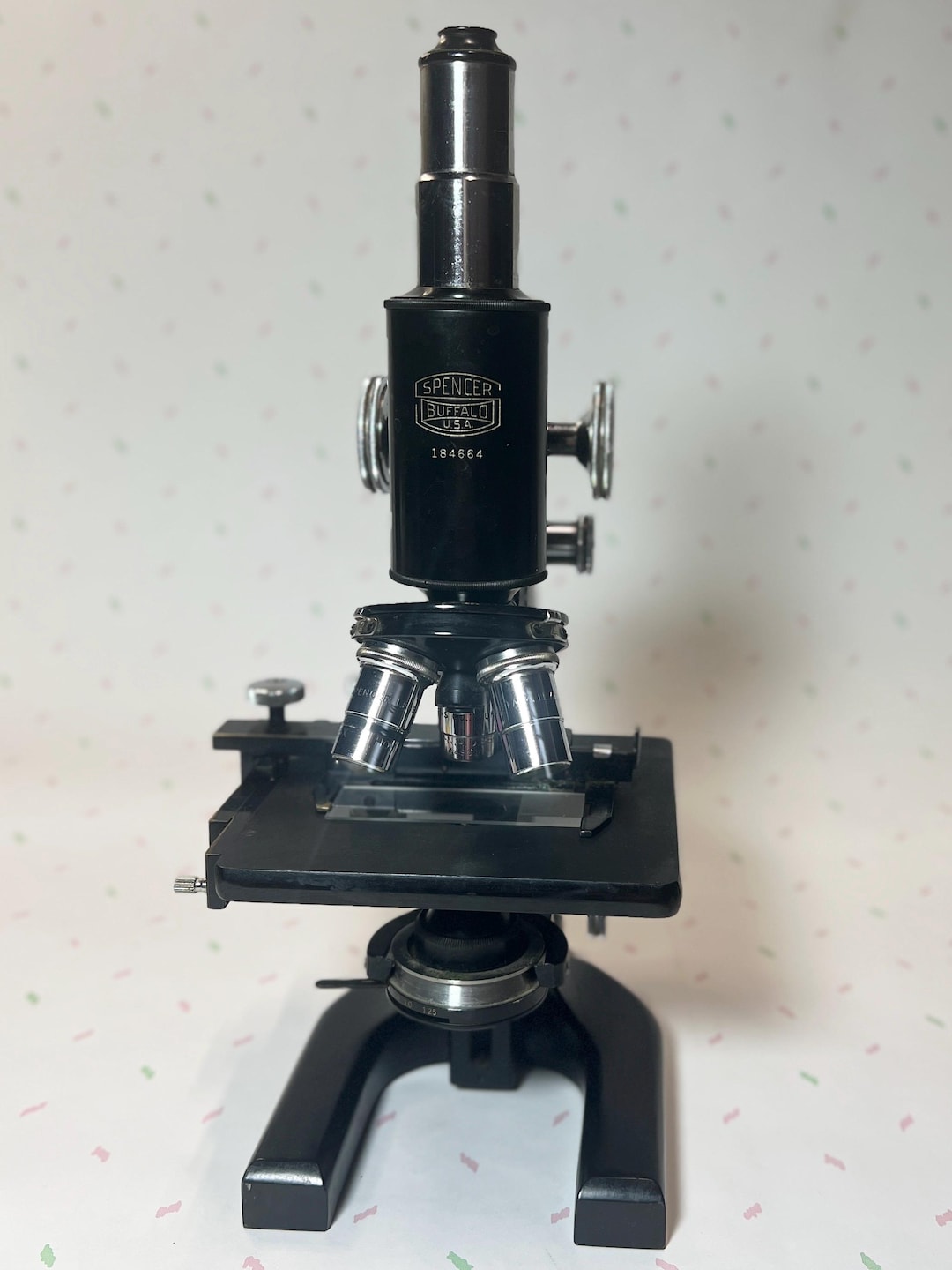 Vintage Early 1940s Spencer Microscope With Wood Case - Etsy