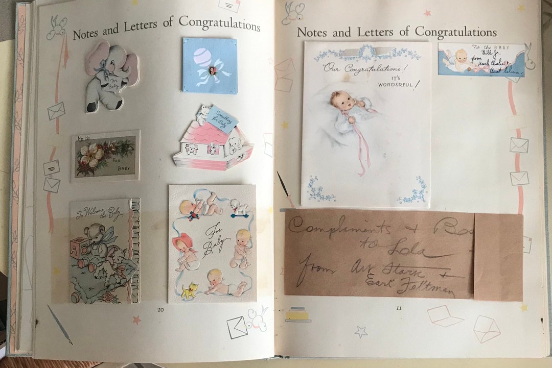 Our Baby's First Seven Years, Baby Book, 1947 - Etsy