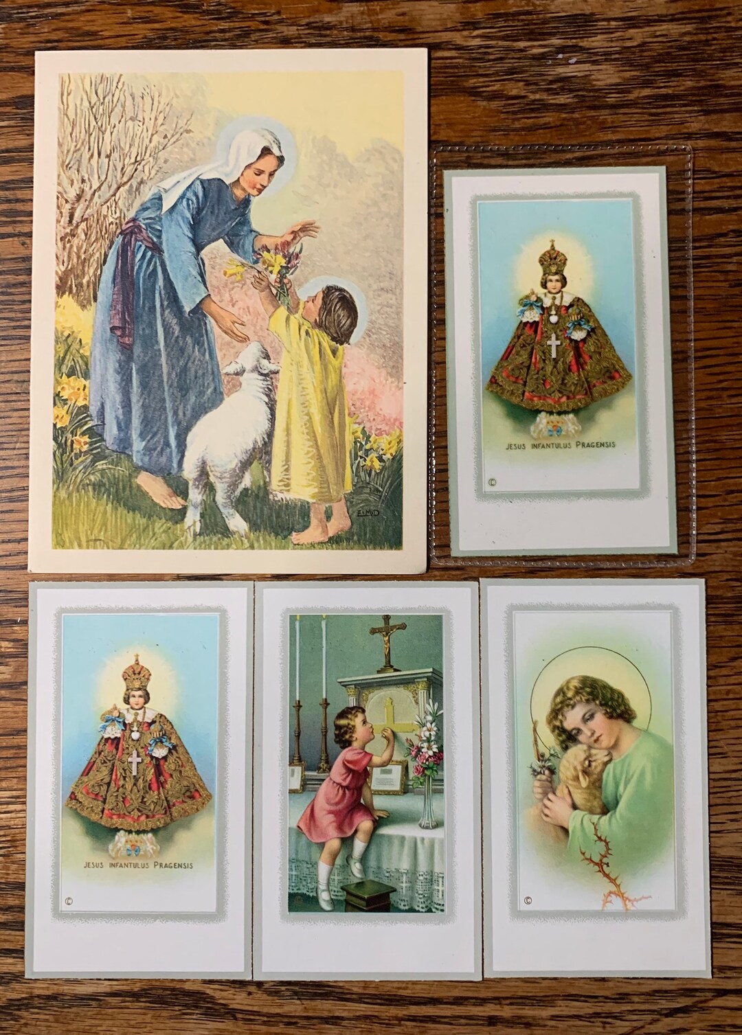 Vintage Prayer Memory Religious Catholic Card Ephemera Crafts Collage ...