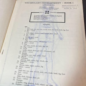Vintage 1970’s Vocabulary Development Workbooks Teacher’s Guide ...