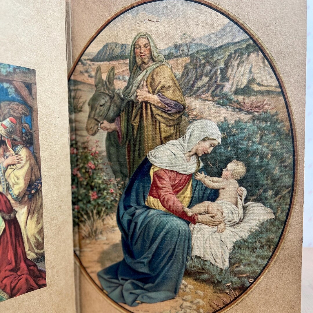 Vintage Antique Religious Christian Scrapbook Made by Dottie Rose ...
