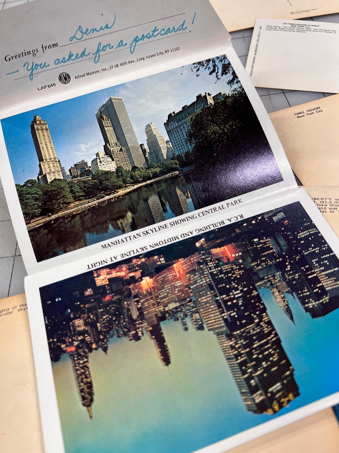 Vintage New York Postcards 8 Piece Lot - Etsy