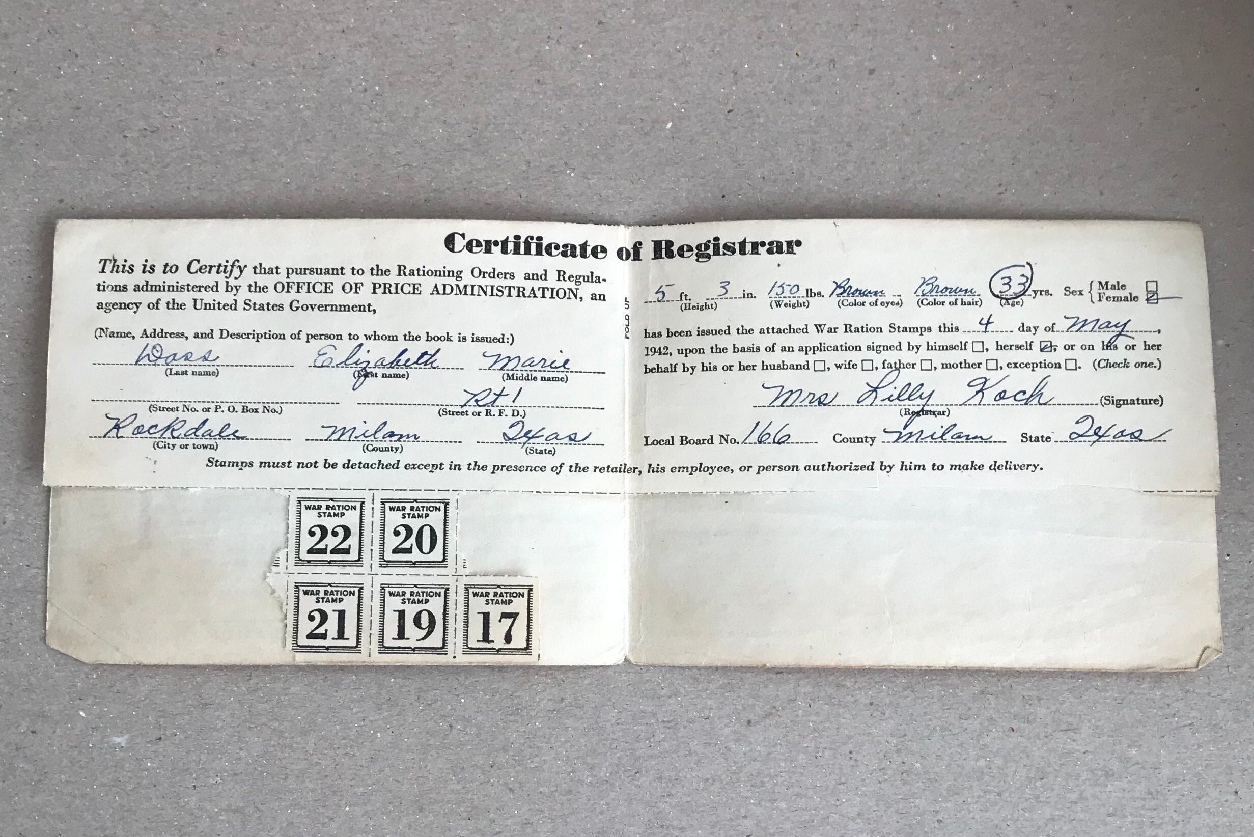 World War II Ration Book ONE 1942 Lot of 5 - Etsy